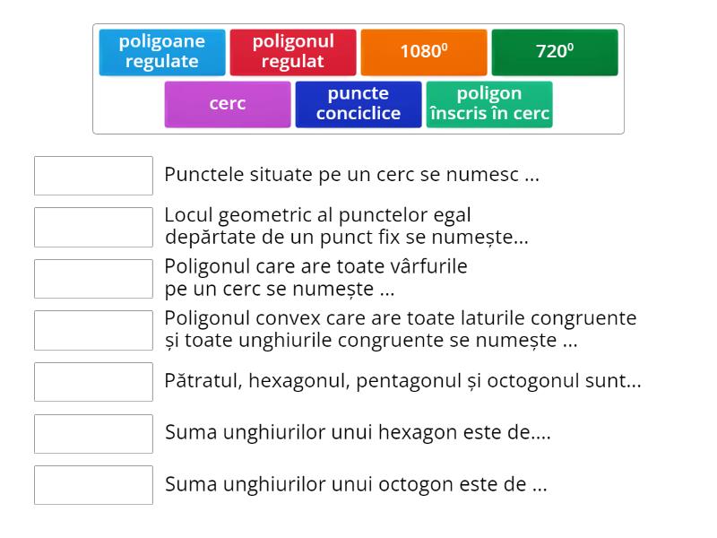 poligoane regulate - Une las parejas
