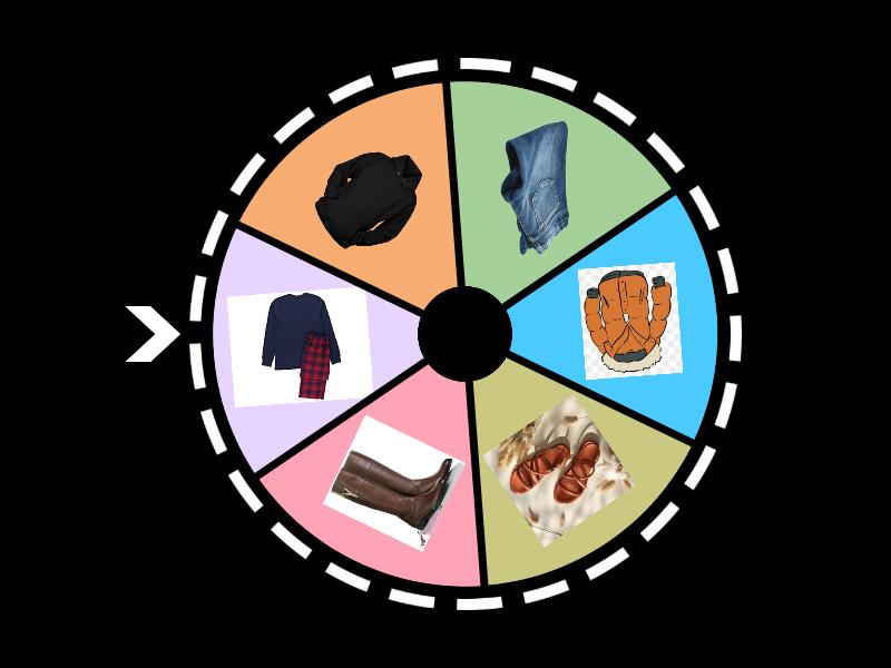 spinner clothes tercero - Spin the wheel