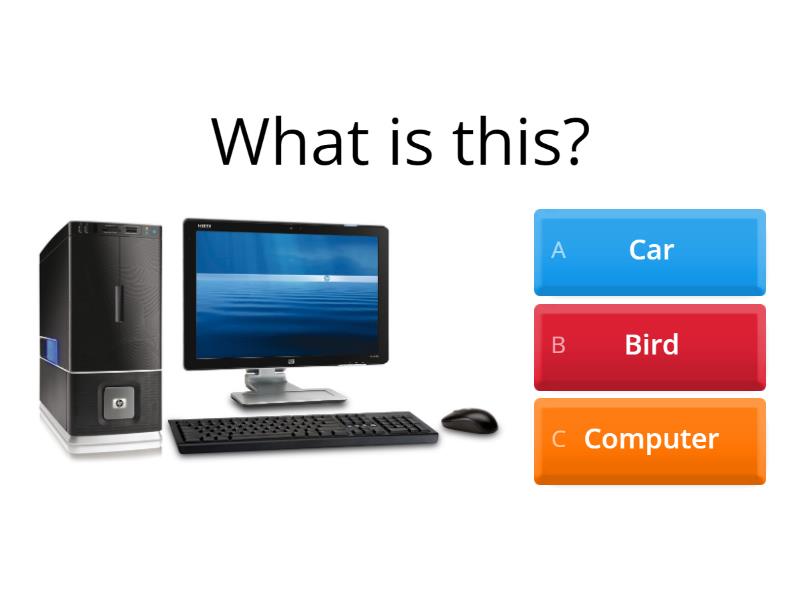 class 1 computer lesson 1 First class - Quiz