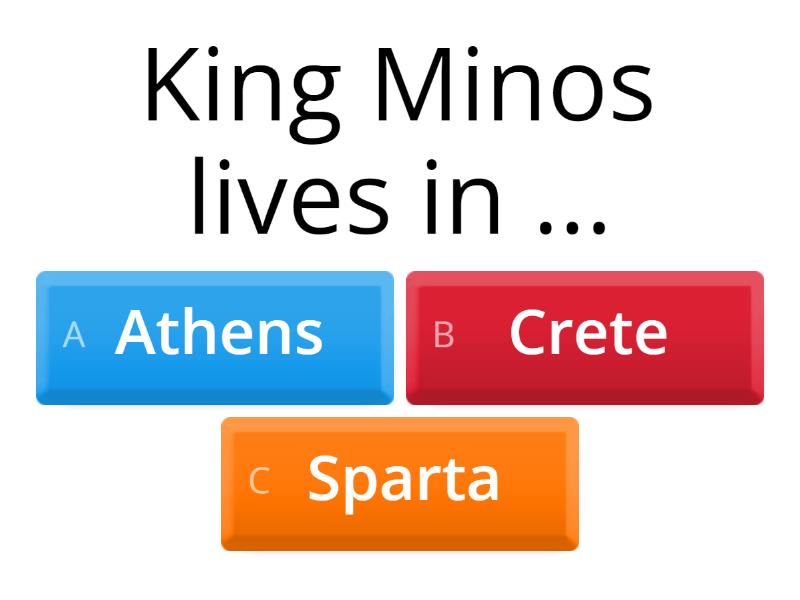 Theseus and the Minotaur - Quiz