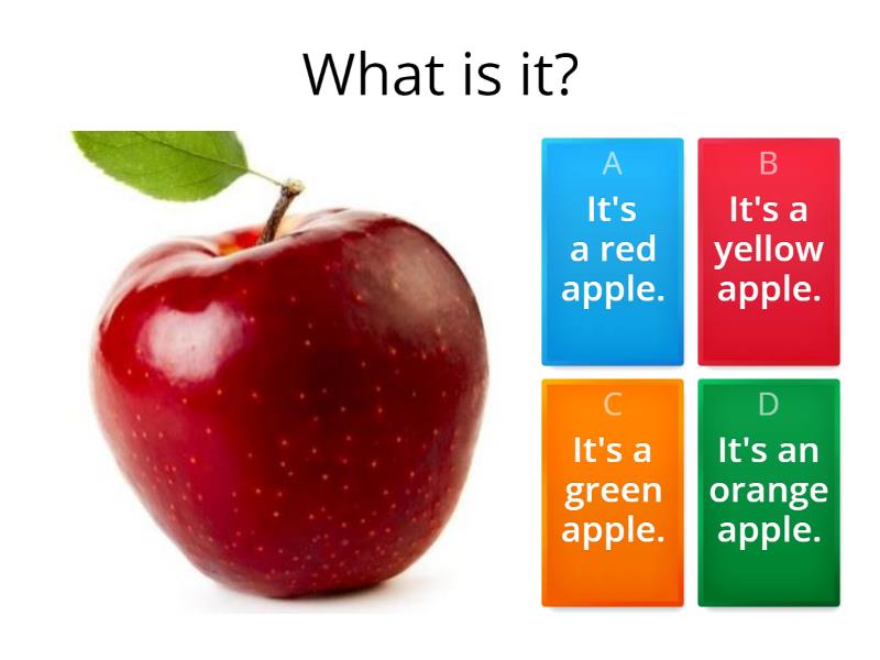 What is it? What color is it? - Quiz