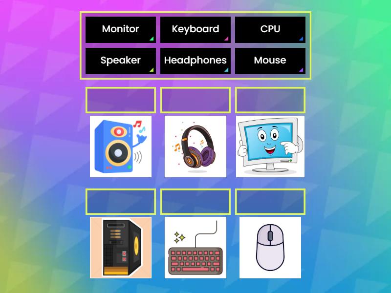 Parts of the computer! - Match up
