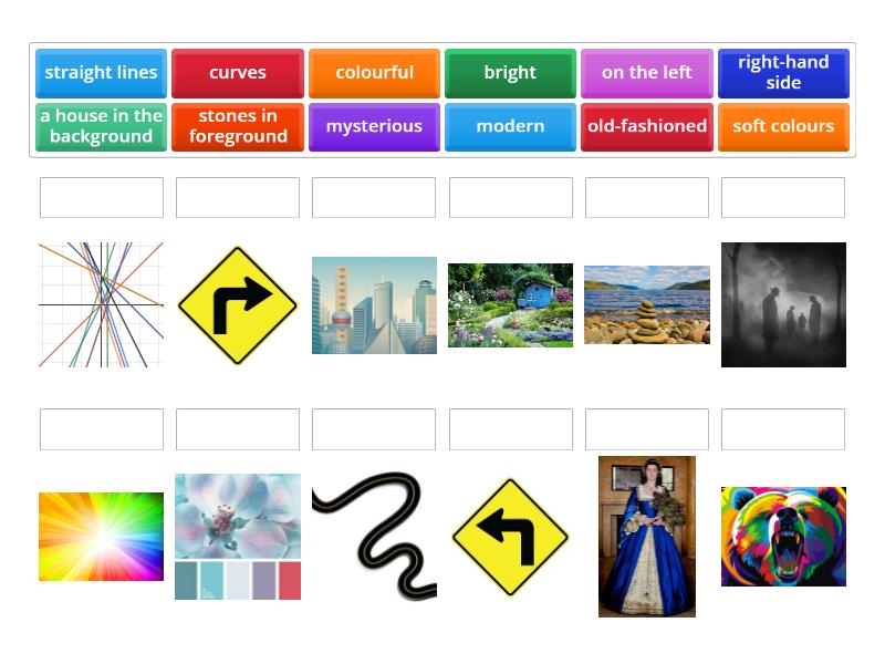 I05 Describing a painting Vocabulary - Match up