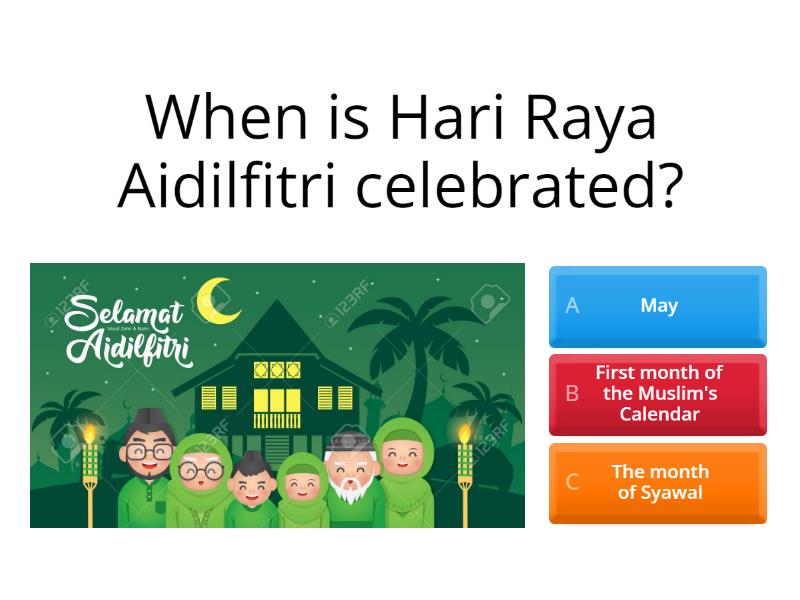 (Updated) Hari Raya Quiz 2024! - Questionário