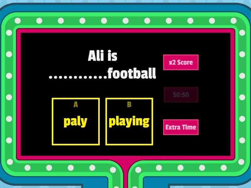 SG1 U13 Form - Gameshow quiz