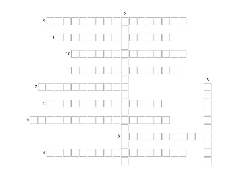 1.2 Household chores - Crossword