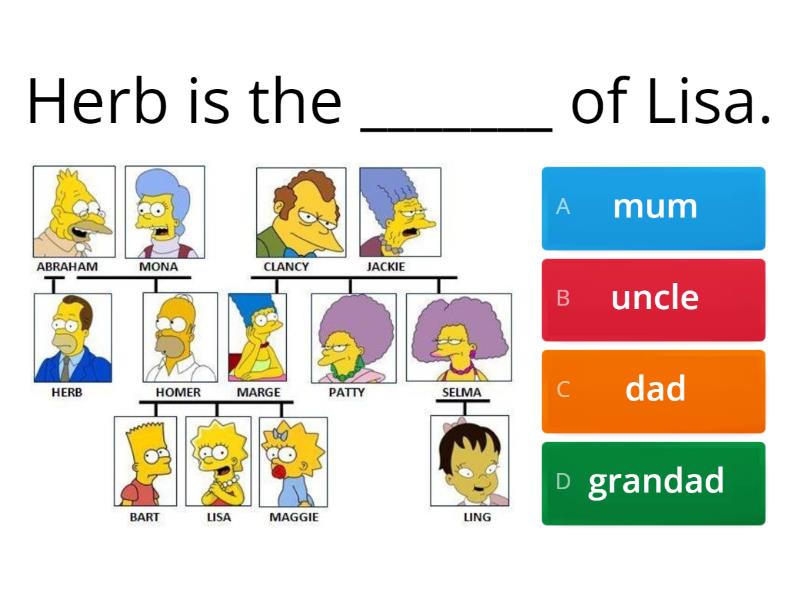 Family Tree Questions - Cuestionario