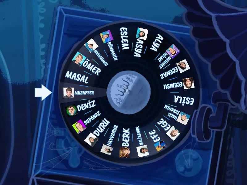 5E DEN KİM GELSİN? - Spin the wheel