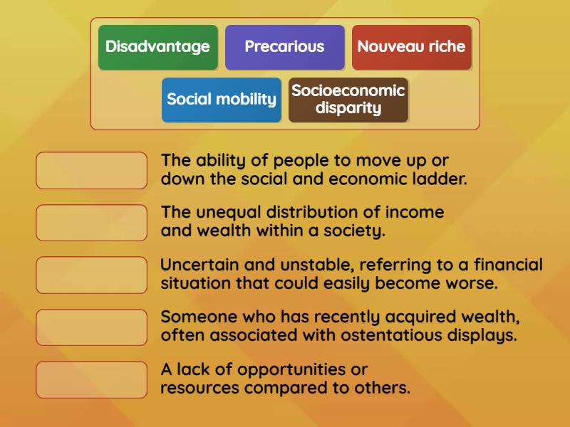 Rich and Poor B1 - Match up