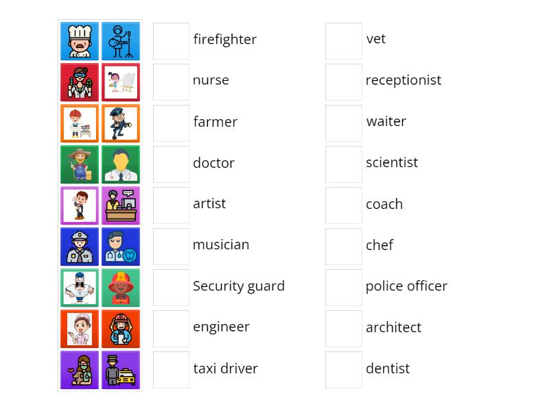 Jobs and Occupations - Match up
