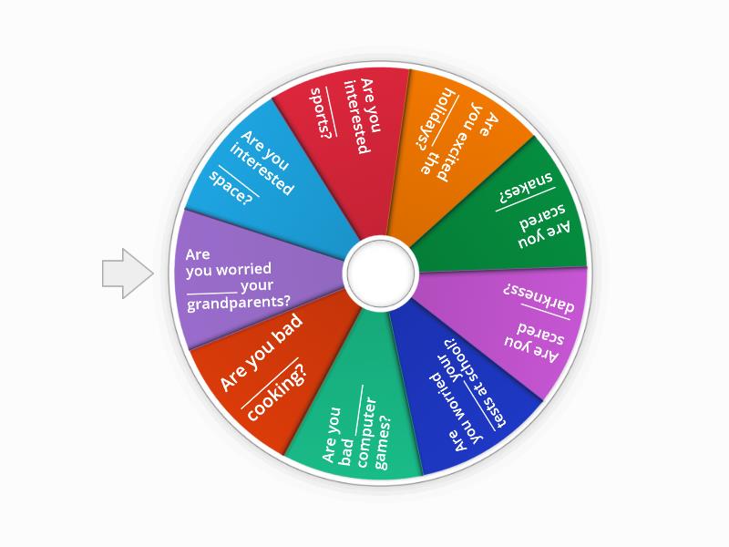 U3.5 prepositions - Random wheel