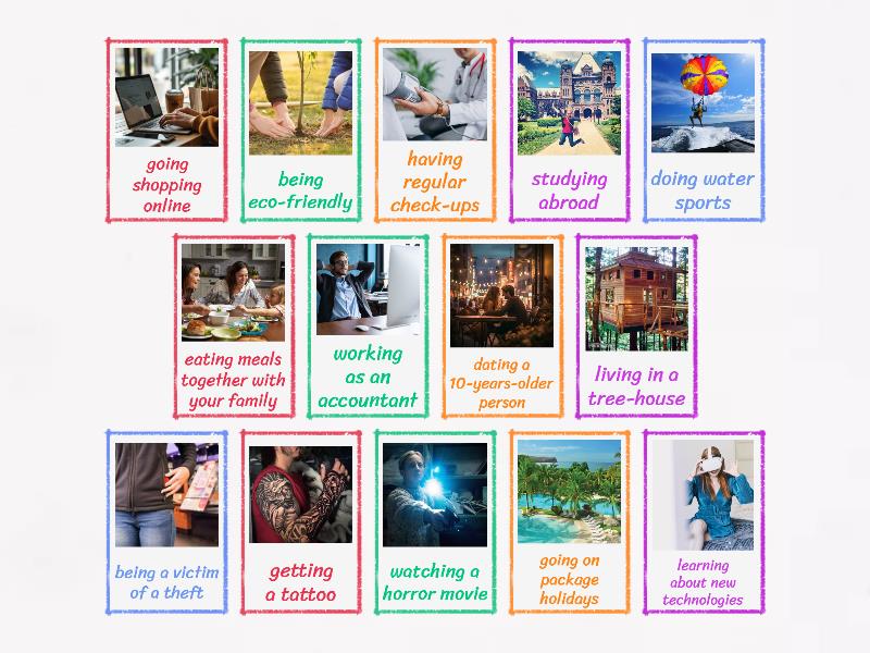 Pros and cons 1 (conversation topics) - Flip tiles