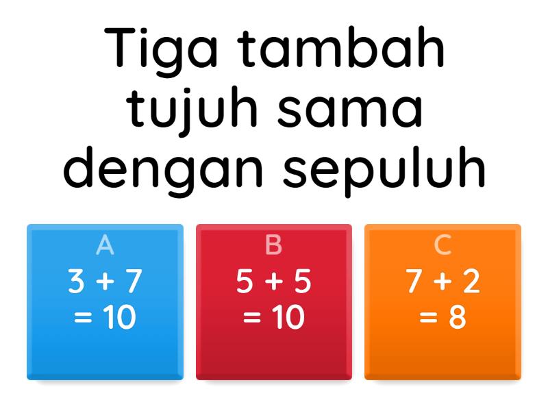 Matematik Awal ( 6A) Ayat Matematik - Quiz