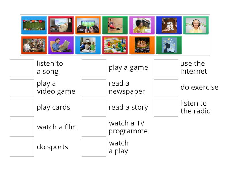 Roadmap A1 hobbies 9b - Match up