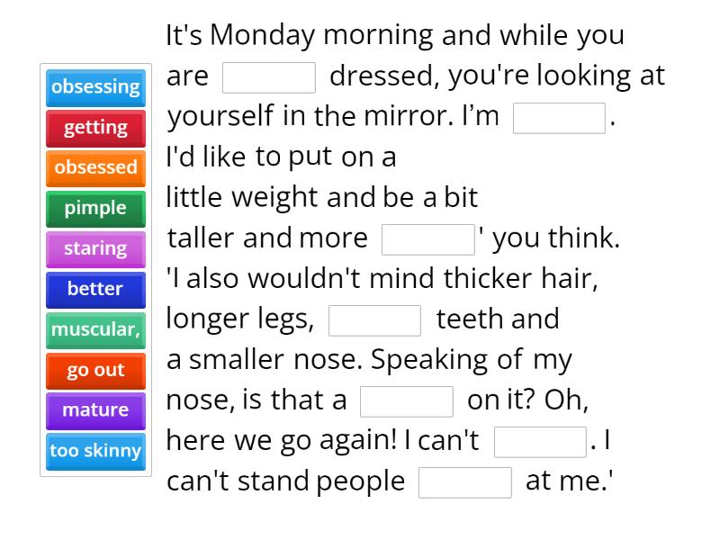 Spotlight 8 Module 4a SB p59 Text - Complete the sentence