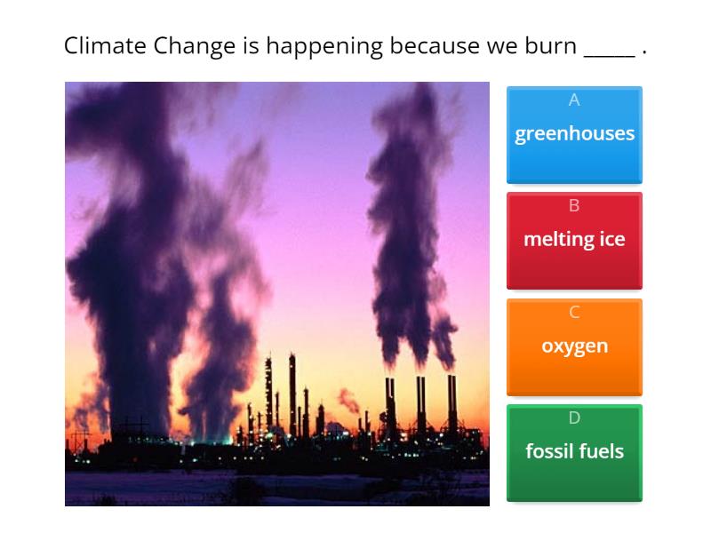 Climate change - Quiz