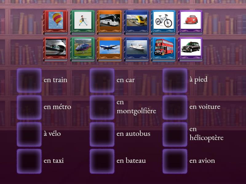 S2 French Transport - Match up