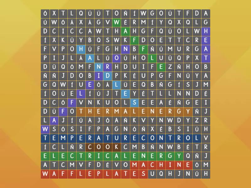 soup of letters - Wordsearch