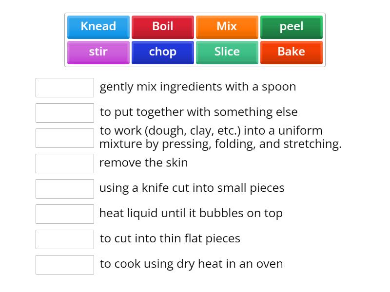 match the word with its meaning - Match up