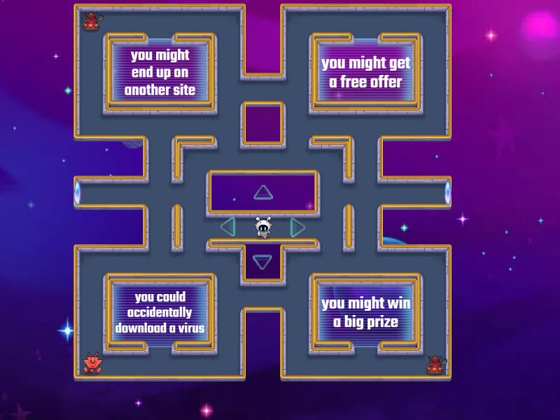 Online Safety Maze - Maze chase