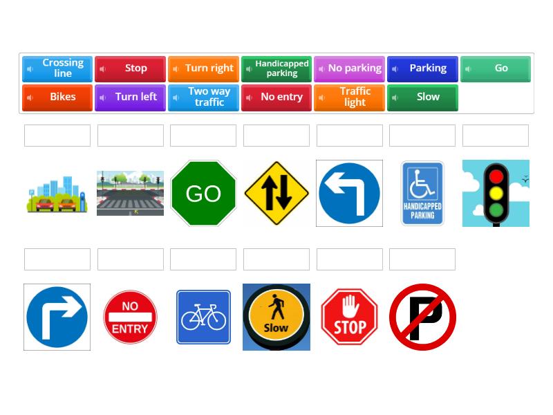Traffic sign match - Match up