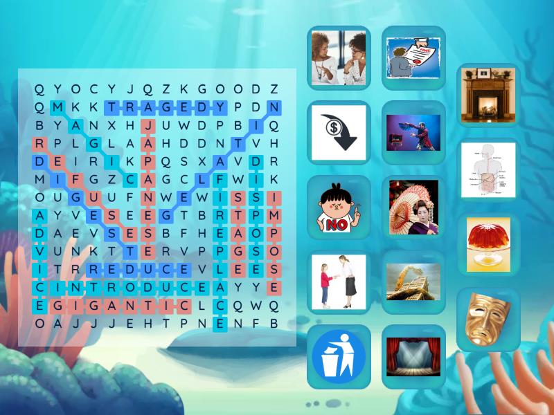 6.3 Word search Silent-E with Cs and Gs with pictures - Wordsearch