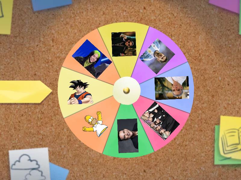 Famous people - Random wheel