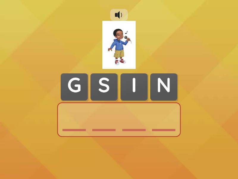 1º U4 - GAME 2 (easy) - Actions - Anagrama