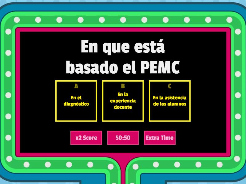 Programa Escolar de Mejora continua - Gameshow quiz
