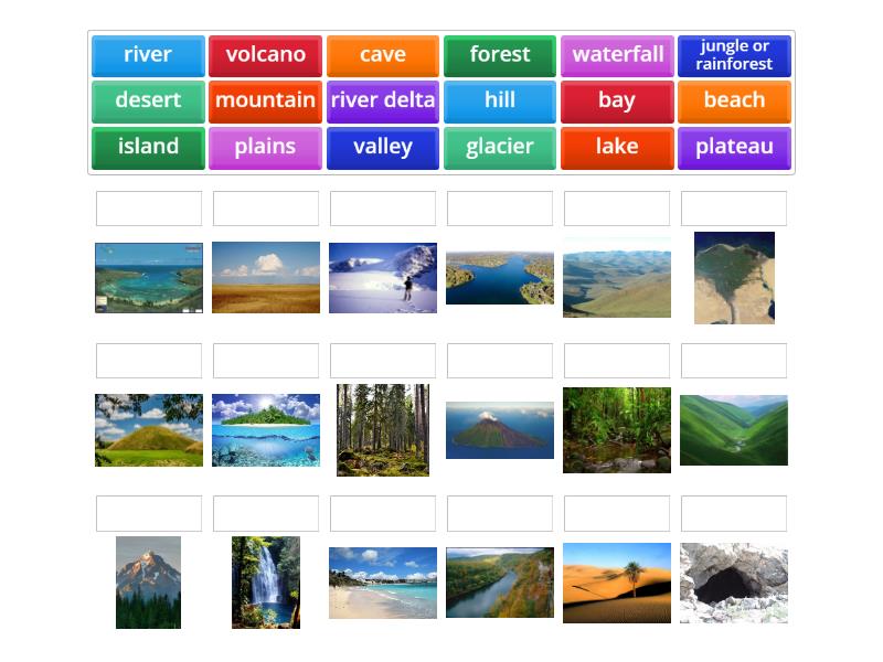 Landscape Features - Match up