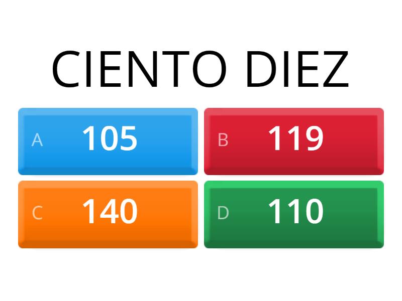 22/06 LECTURA Y ESCRITURA DE NUMEROS - Quiz