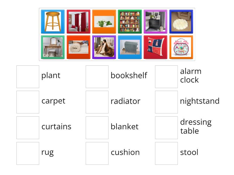 Vocabulary: Homes - Match up
