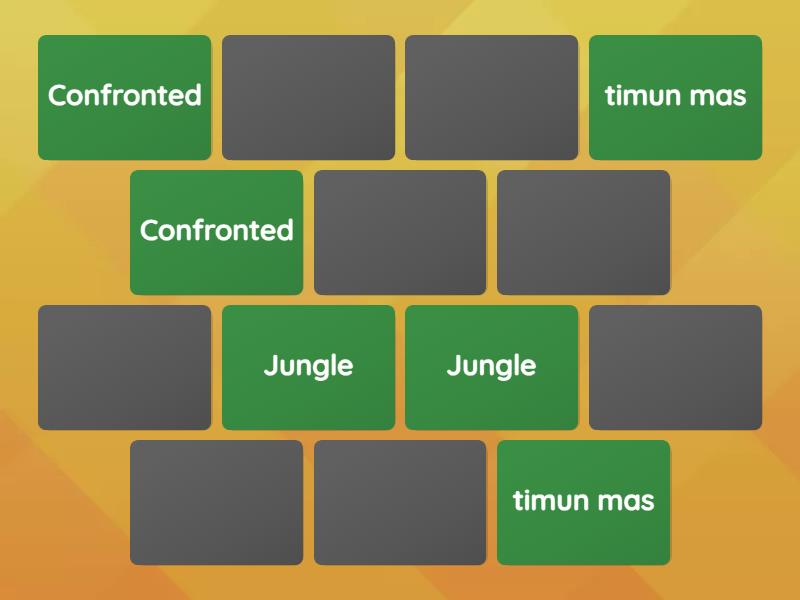 The legend of timun mas - Matching pairs