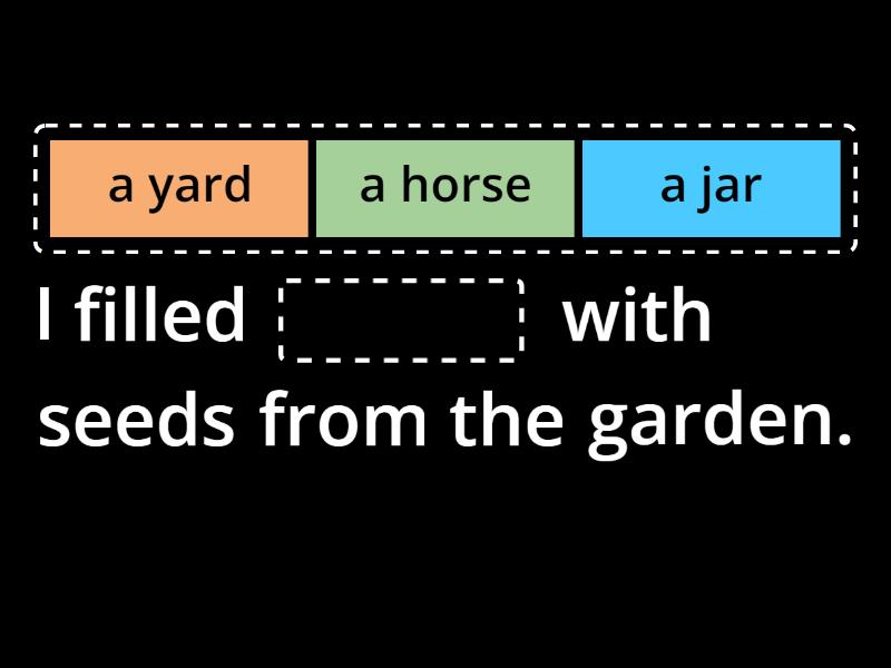 Hard r words - Complete the sentence