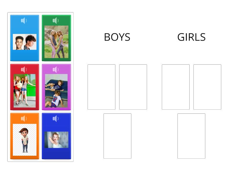 Hello Boys and Girls - Group sort