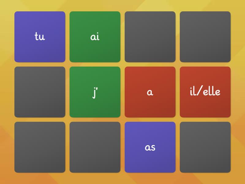 ww avoir - Matching pairs