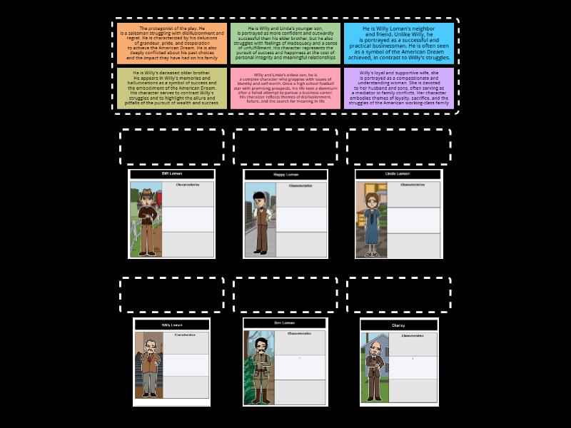 CHARACTERS - Match up