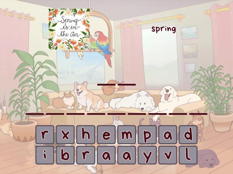 DESCUBRE 1- LECCION 5 LAS VACACIONES - Spell the word