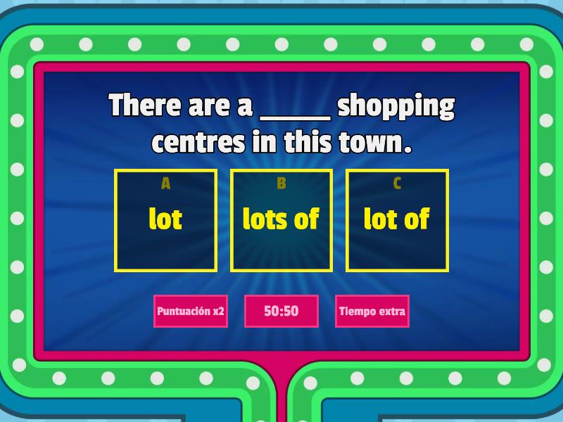 quantifiers focus 2 unit 7 - Gameshow quiz