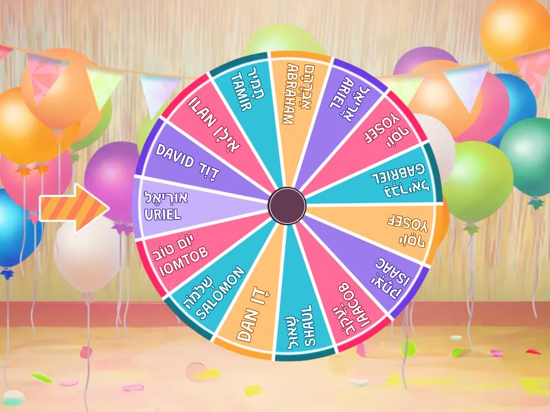 1°E 2024 - Spin the wheel
