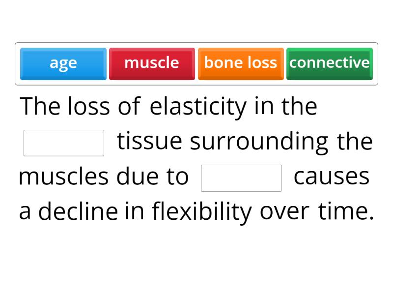 Recap flexibility training - Complete the sentence