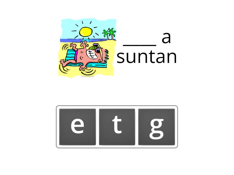 Smart English 5 / verbs - Anagram