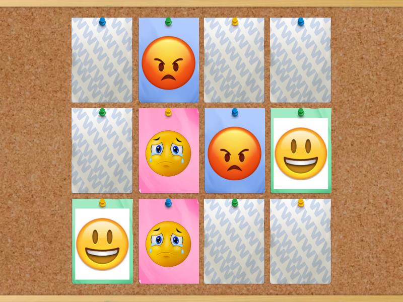 Emotions Emoji Memory Game - Parejas