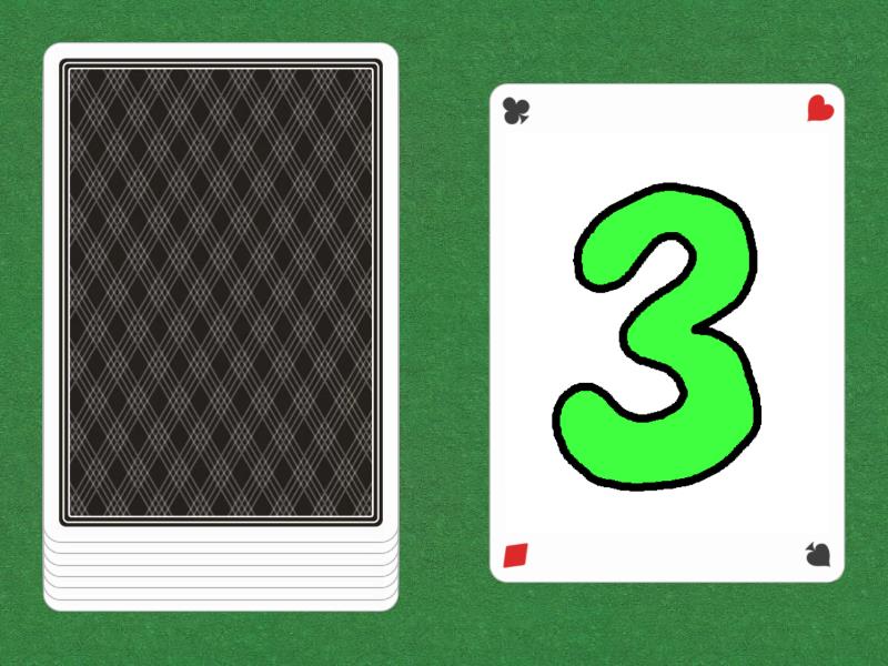 Numbers 1-4 - Speaking cards