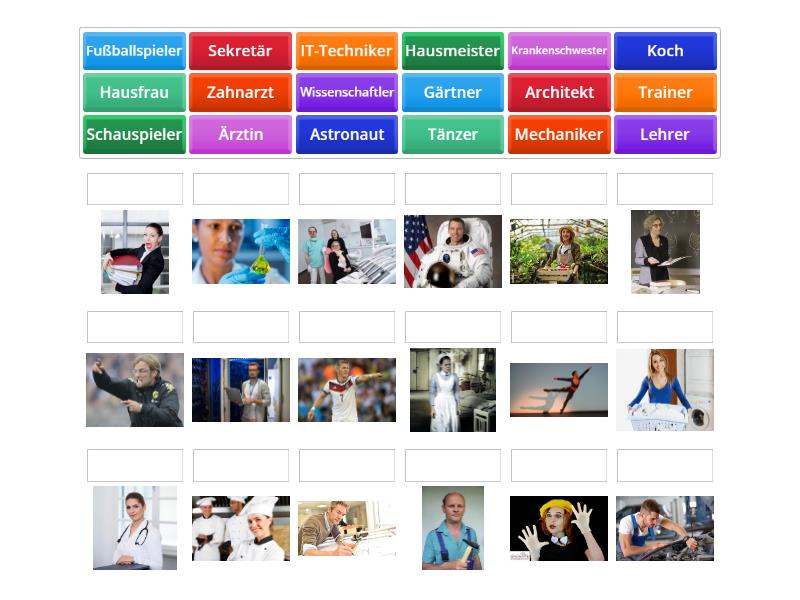 Berufe I. - Match up