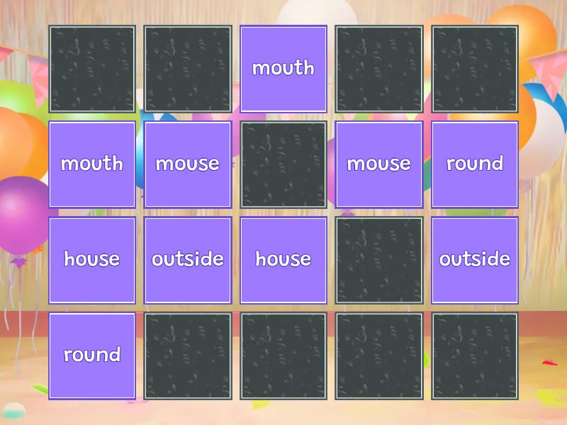 ou_sounds - Matching pairs