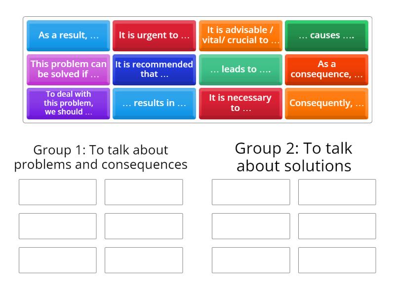 - Group sort