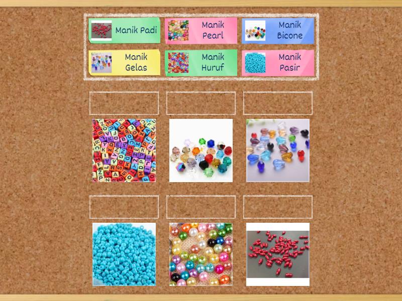 Kemahiran Kraf Manik : Jenis-jenis Manik - Match up