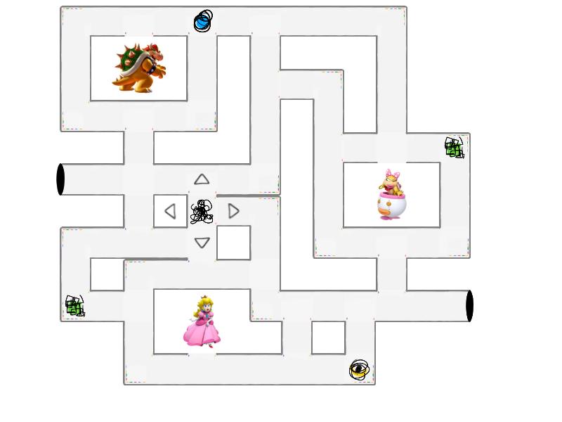 MARIO BROSS Maze - Maze chase