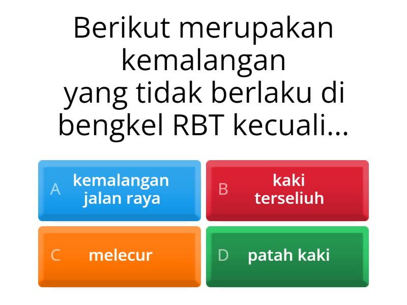 RBT TAHUN 4 UNIT 1 - Quiz